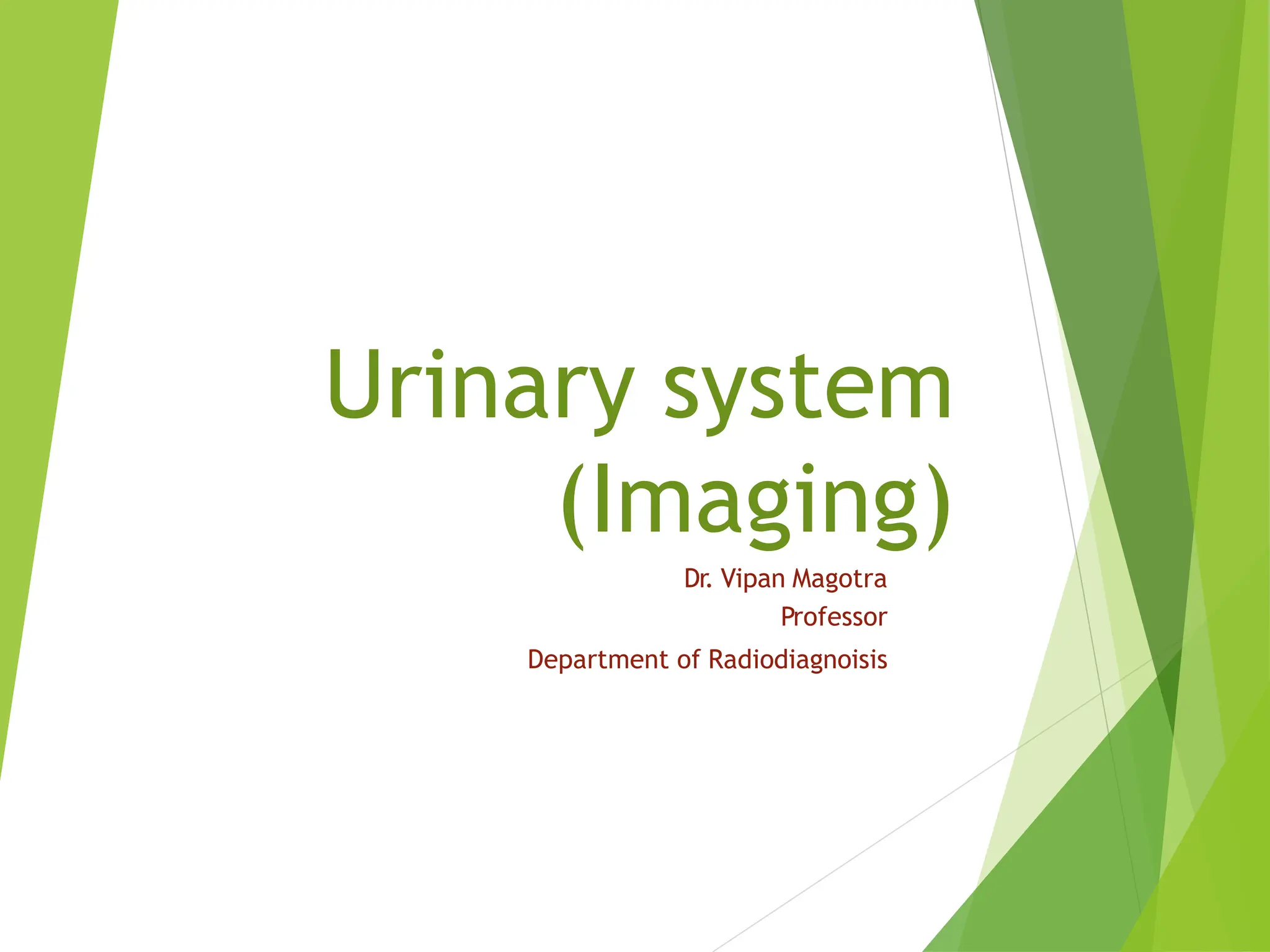 URORADIOLOGY , Investigations in Urology | PPTX