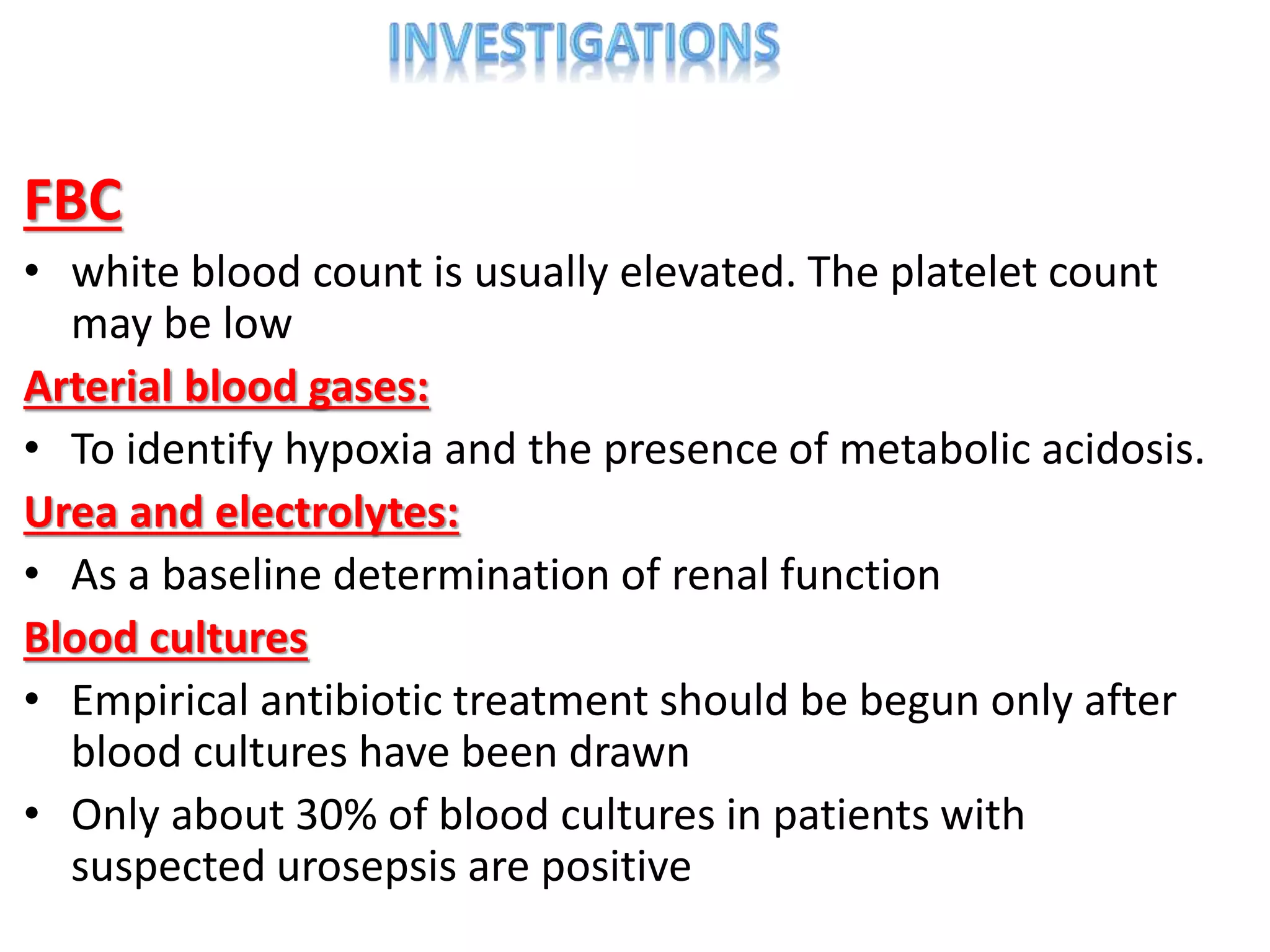 Urosepsis | PPTX | Infectious Diseases | Diseases and Conditions