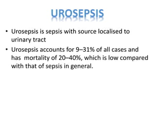 Urosepsis | PPTX