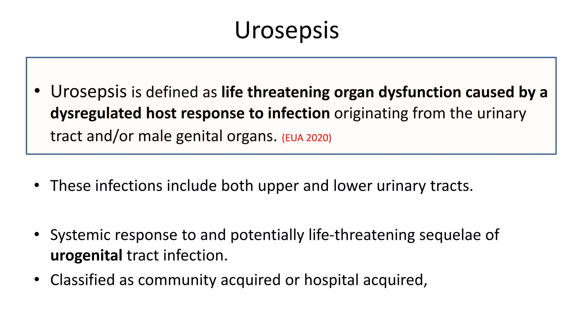 Urosepsis/ Sepsis/ Septic shock | PPT