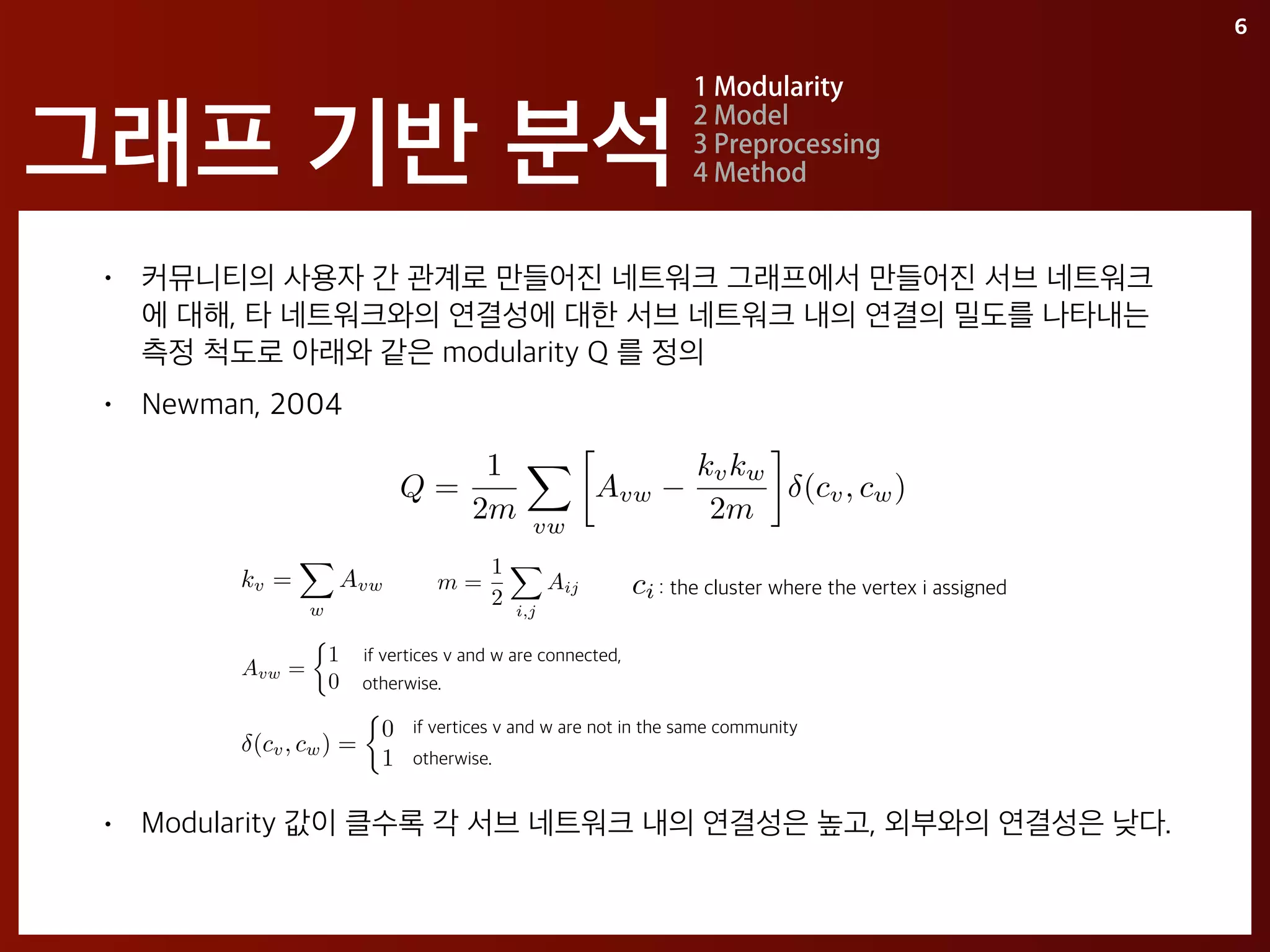 온라인 커뮤니티 상의 게시글에 대해 Louvain method와 클러스터링 기법을 적용한 내부 커뮤니티 성향 탐지 기법 | PDF