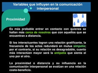 Comunicación interpersonal en las organizaciones | PPT