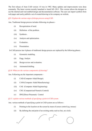 Cad notes - ENGINEERING DRAWING - RGPV,BHOPAL | DOC