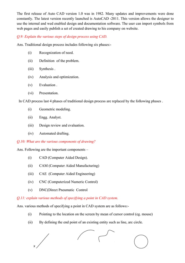 Cad notes - ENGINEERING DRAWING - RGPV,BHOPAL | DOC | Desktop ...