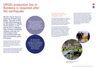 URSA sustainability report 2nd edition | PDF