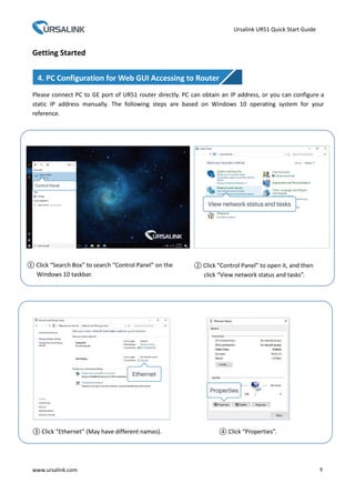 Ursalink UR51 Industrial Cellular Router Quick Start Guide | PDF