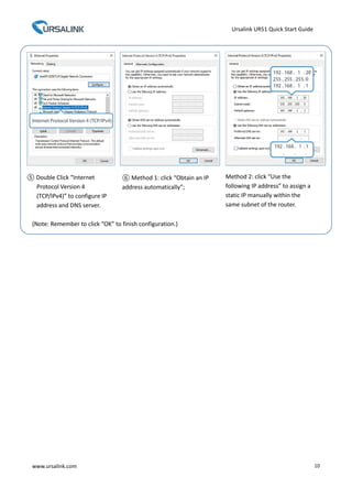 Ursalink UR51 Industrial Cellular Router Quick Start Guide | PDF