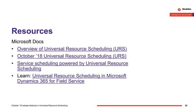 URS in Dynamics 365 | PPT