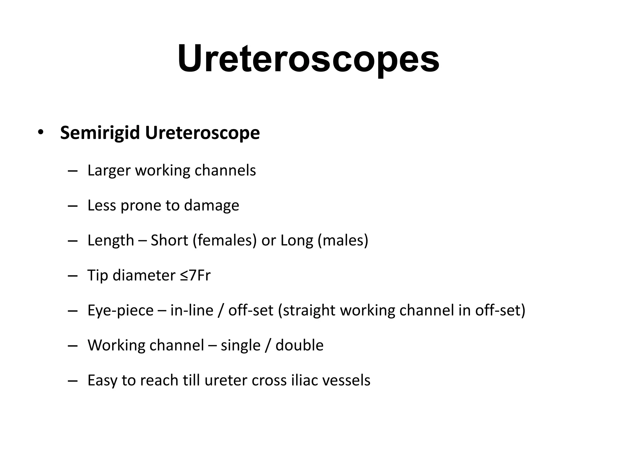 Ureteroscopic lithotripsy (URSL) | PPTX