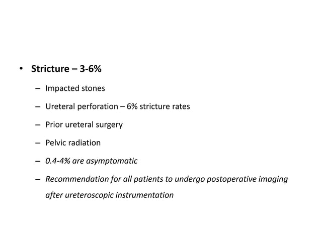 Ureteroscopic lithotripsy (URSL) | PPTX