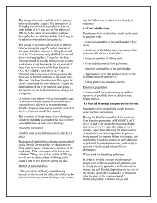 Ursodeoxycholic acid 300 mg tablets smpc taj pharmaceuticals | PDF