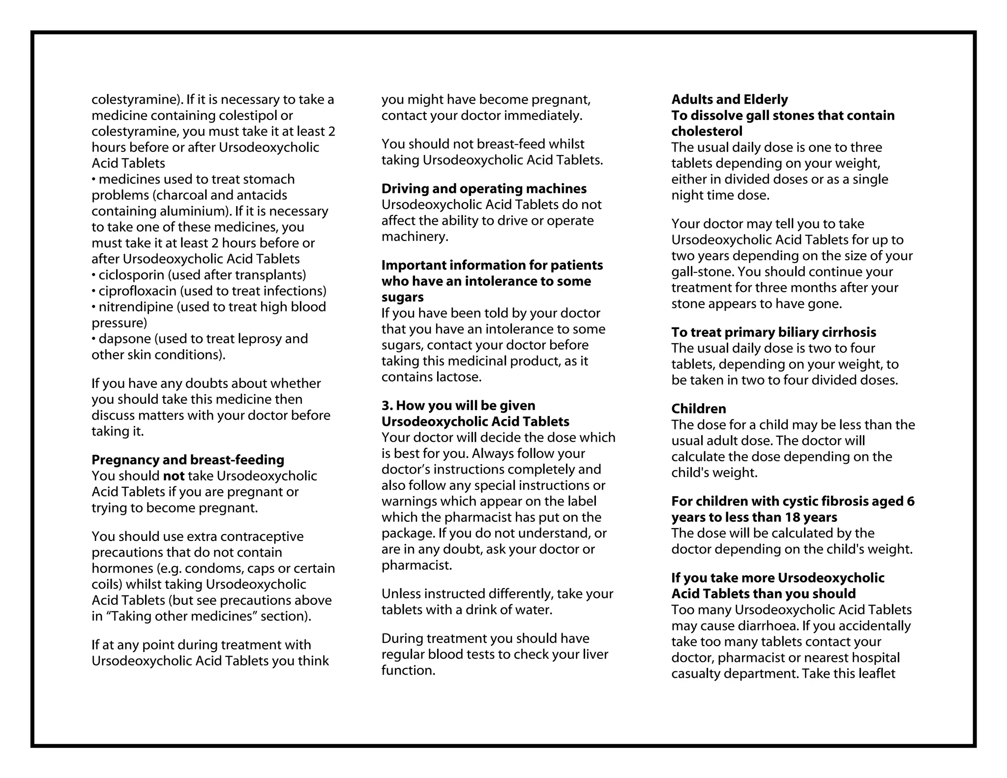 Ursodeoxycholic acid film coated tablets pil, taj pharmaceuticals ...