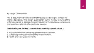Comprehensive Guide to Pharmaceutical Qualification and URS | PPTX