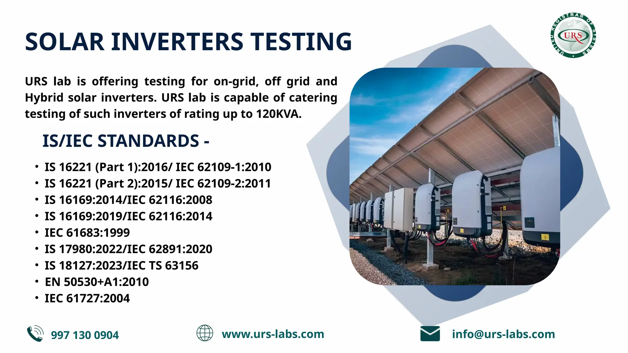 URS SOLAR Components Testing Laboratory Services.pptx