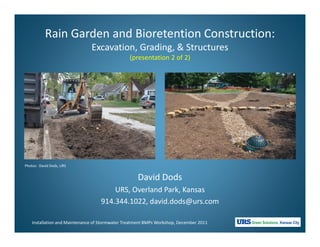 Urs, stormwater bmp construction | PDF