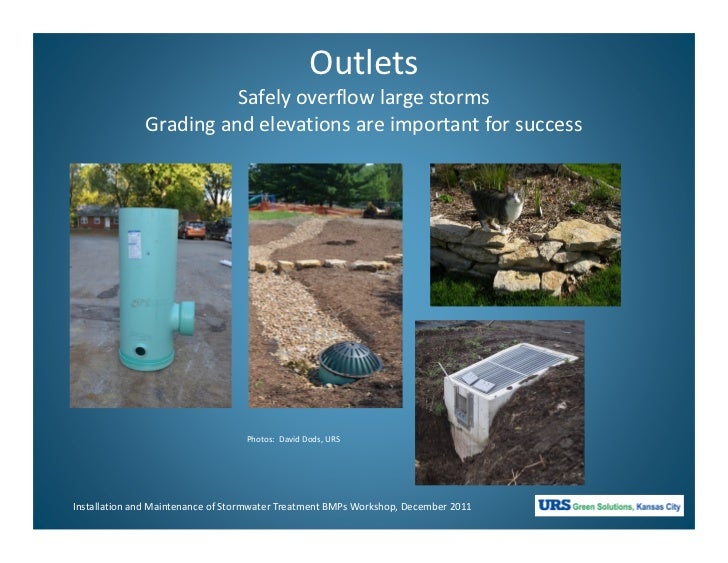 Urs, stormwater bmp construction