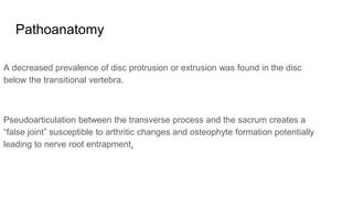 Bertolotti's syndrome | PPTX