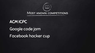 Introduction to Competitive programming | PPTX