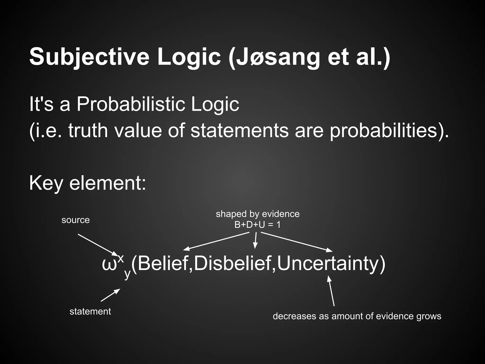 Subjective Logic Extensions for the Web and the Semantic Web | PDF