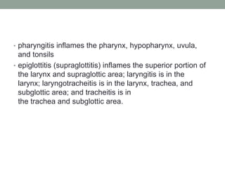 UPPER RESPIRATORY TRACT INFECTIONS | PPTX