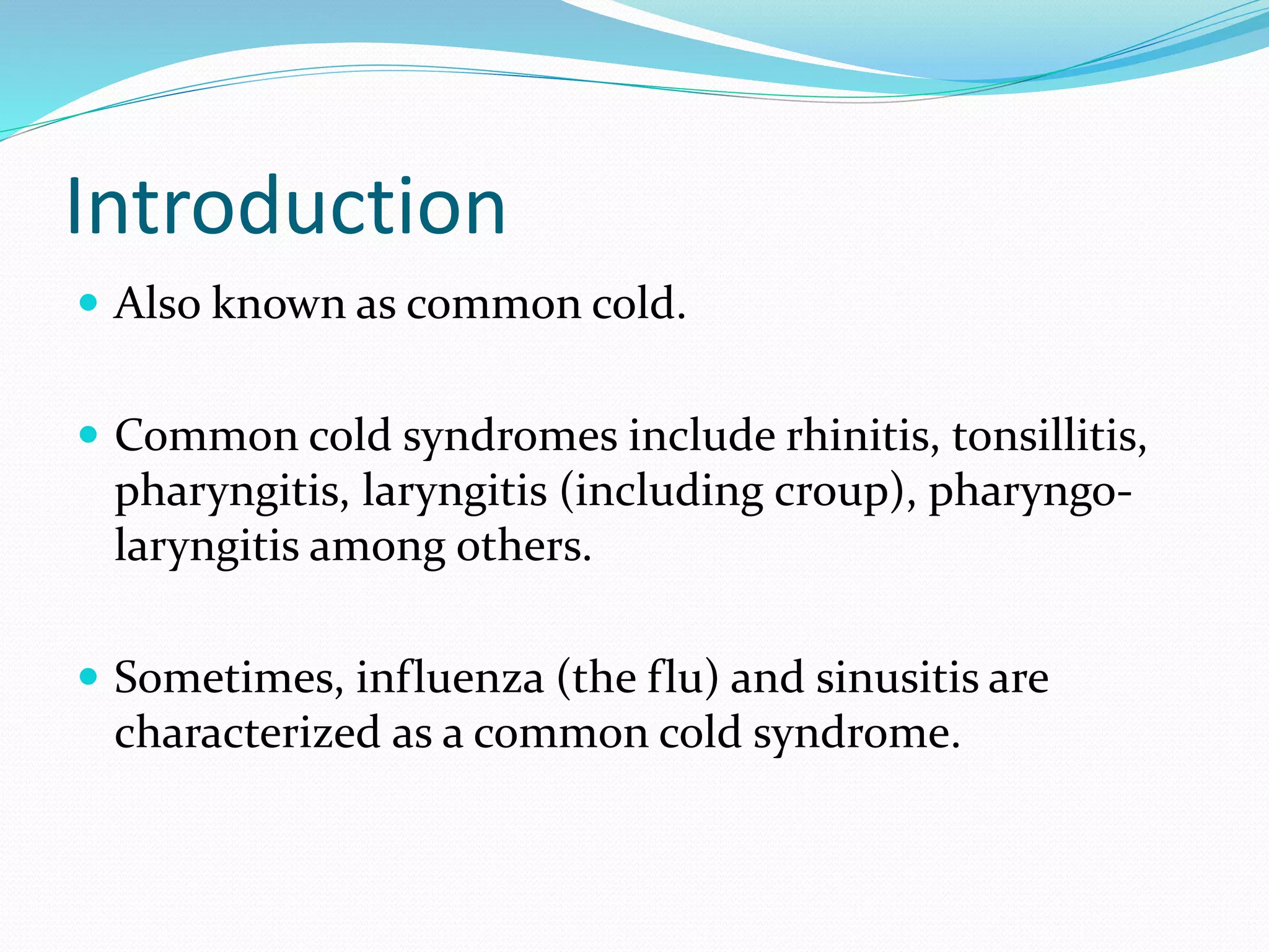 Upper Respiratory Tract Infections | PPTX