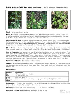 Urtica dioica | PDF