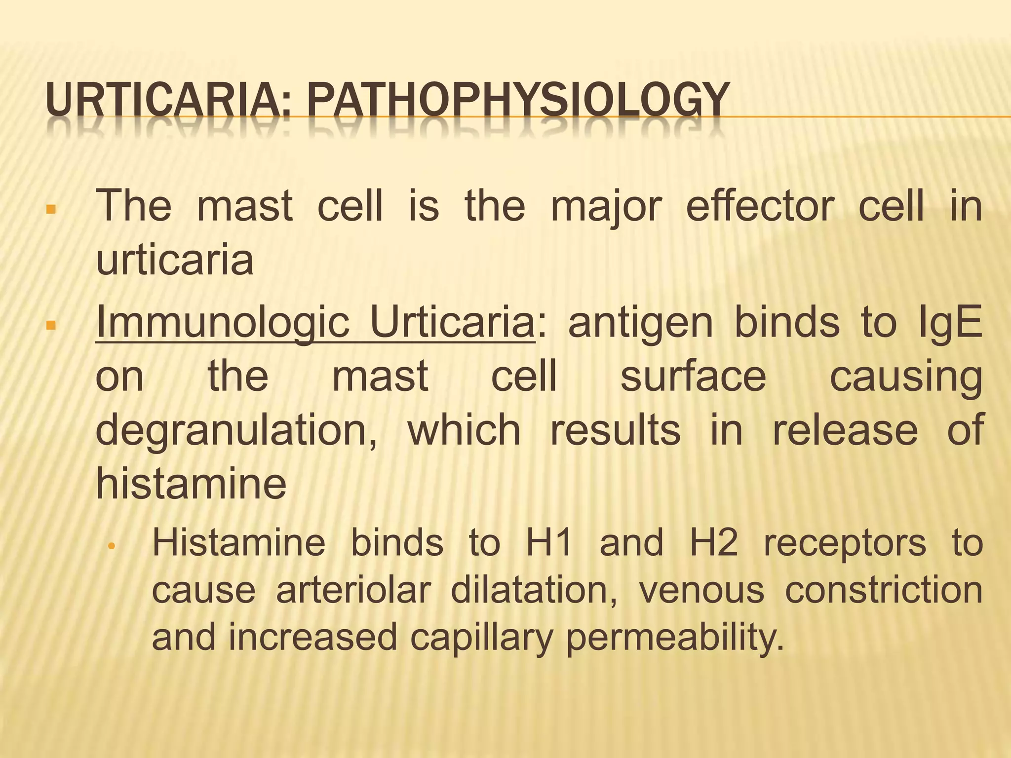 Urticaria | PPTX