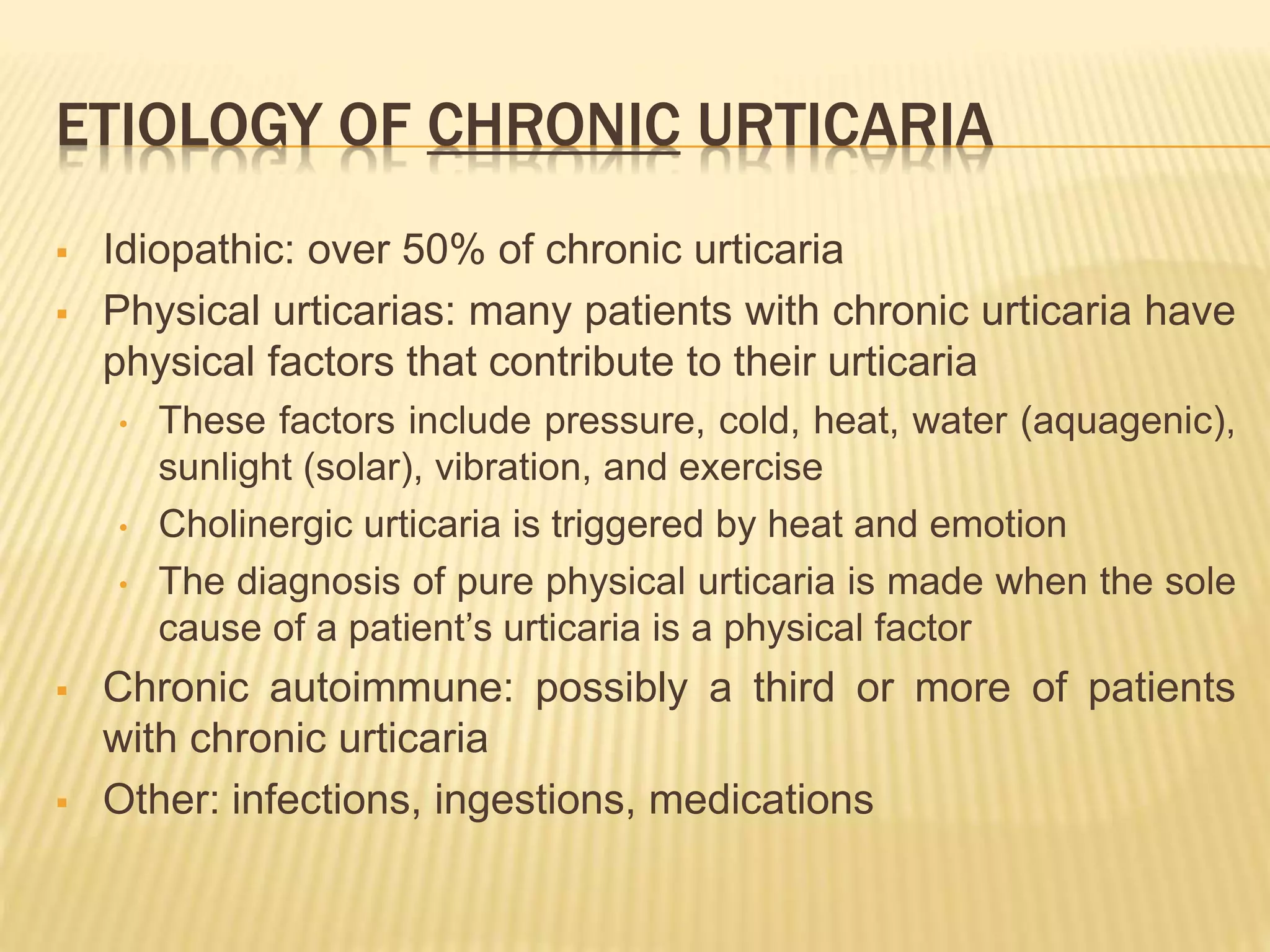 Urticaria | PPTX