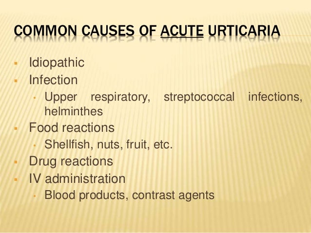 Urticaria