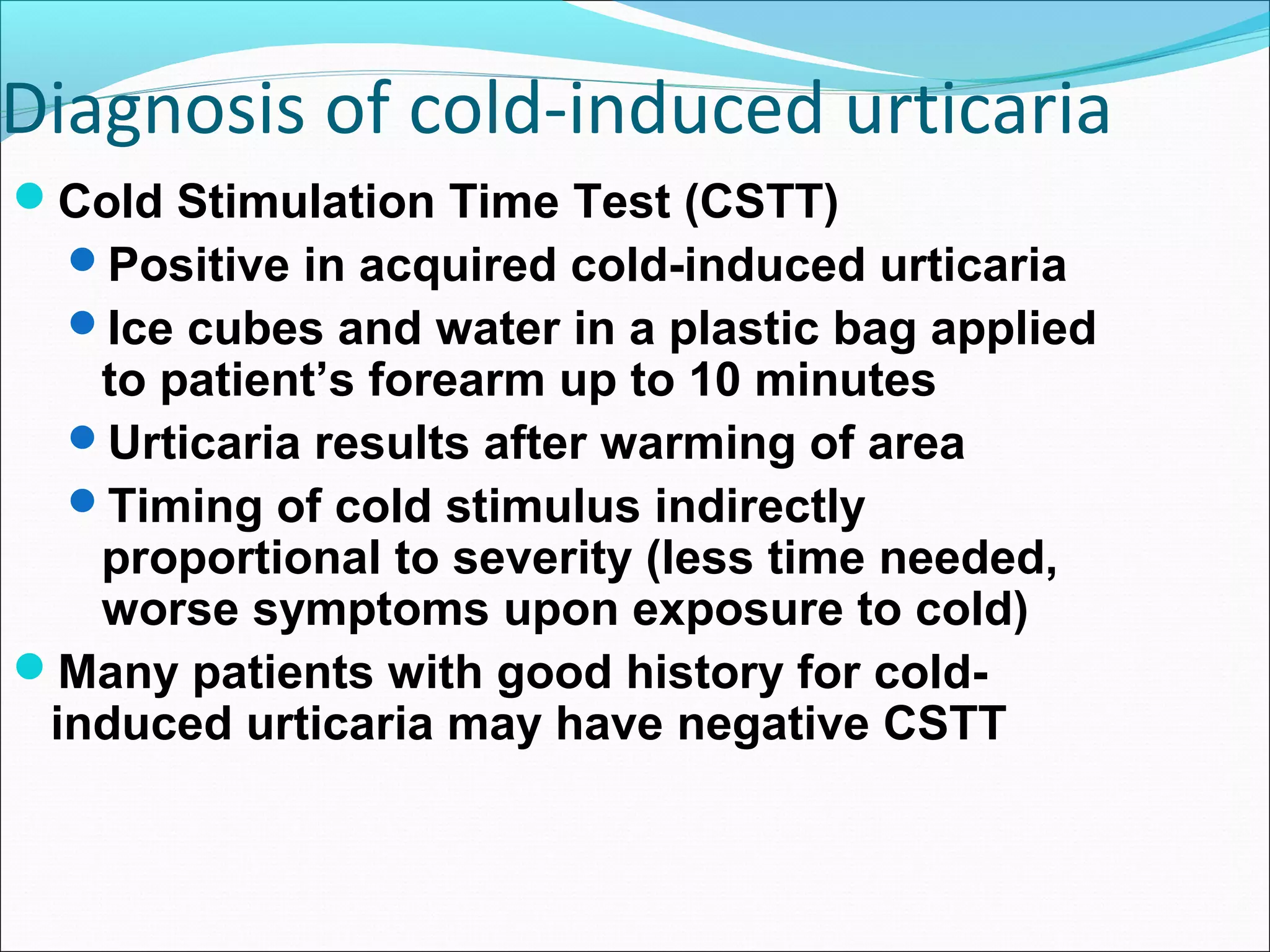 clinical approach to Urticaria AND ANGIODEMA | PPT