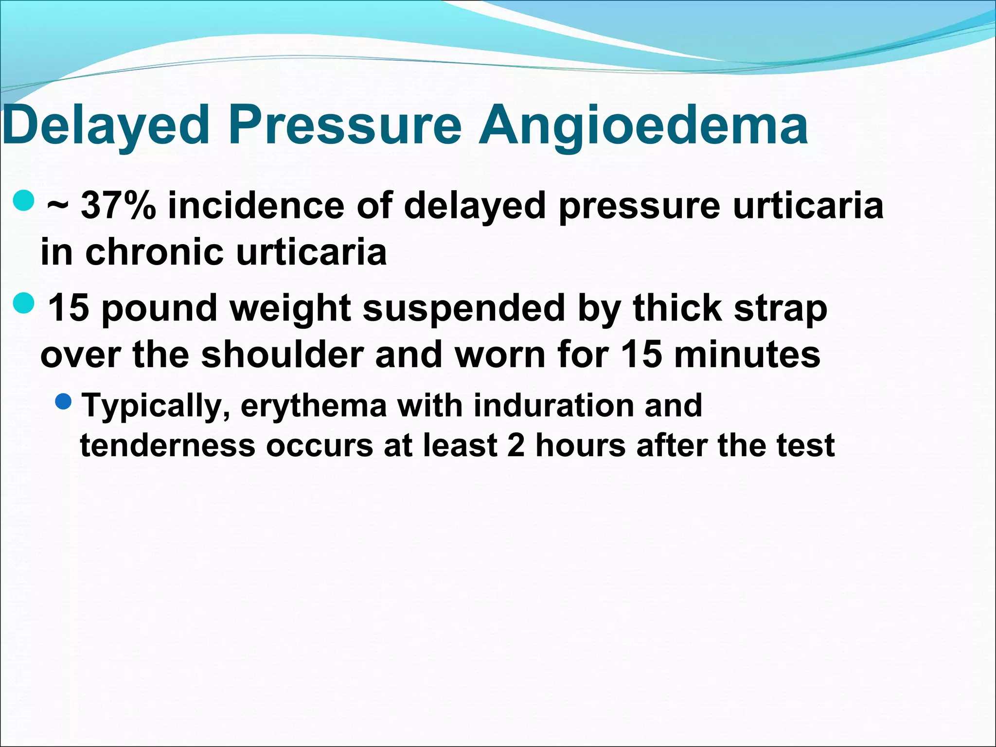 clinical approach to Urticaria AND ANGIODEMA | PPT