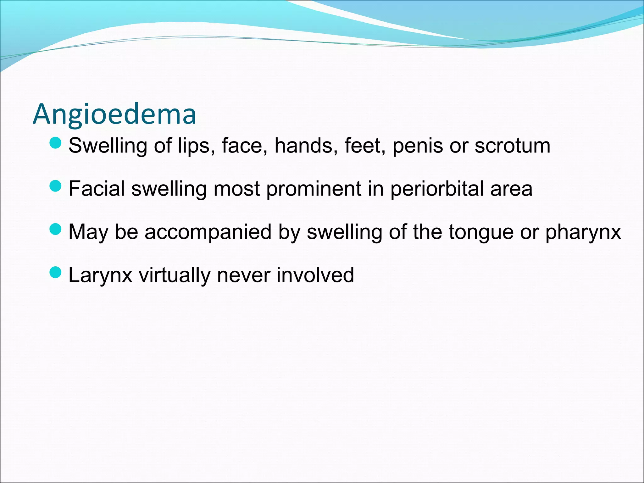 clinical approach to Urticaria AND ANGIODEMA | PPT