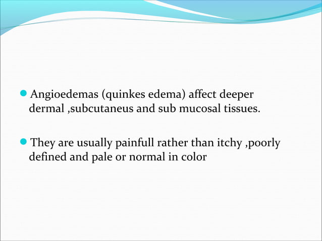 clinical approach to Urticaria AND ANGIODEMA | PPT | Skin and ...