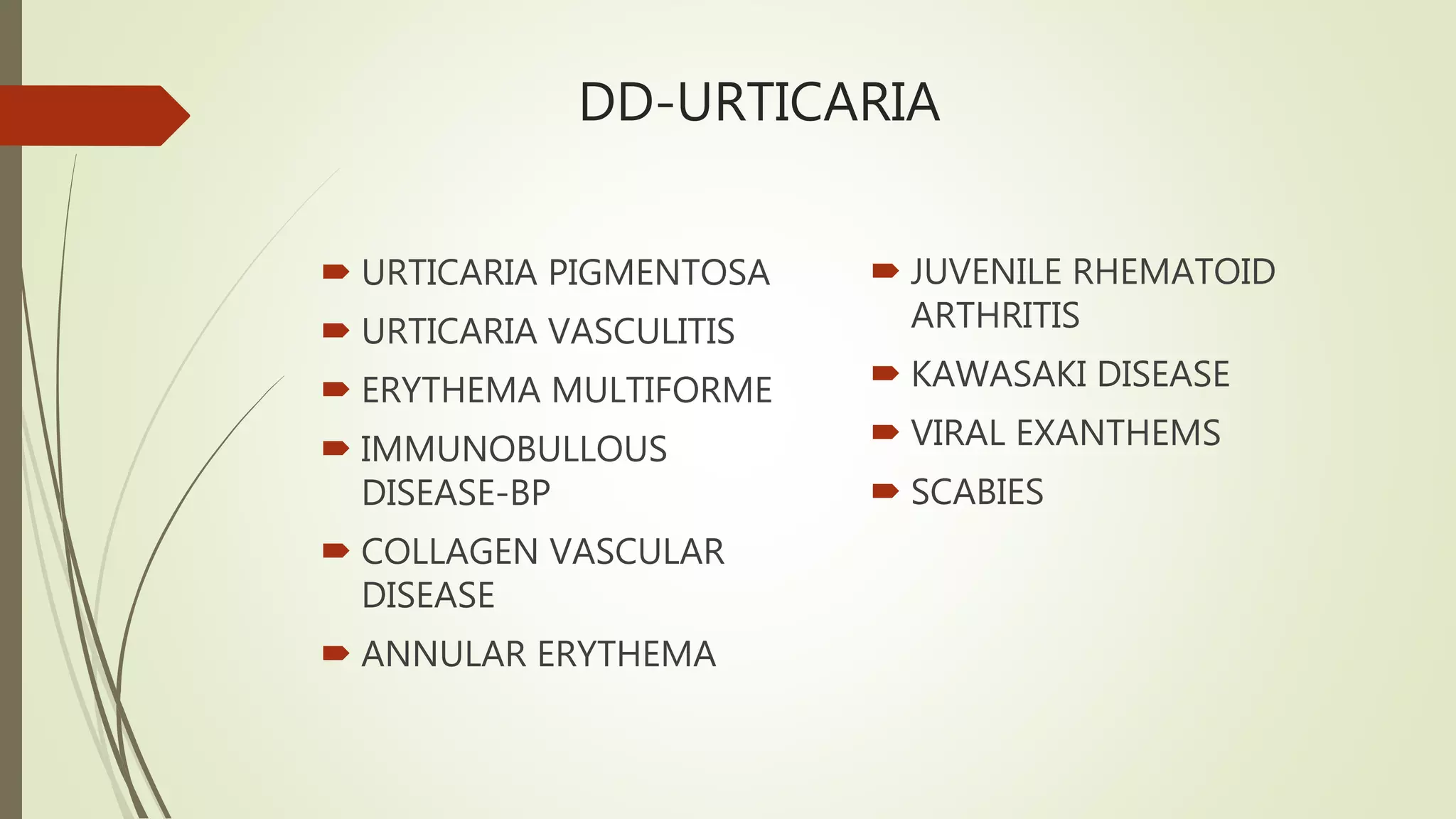Urticaria | PPTX