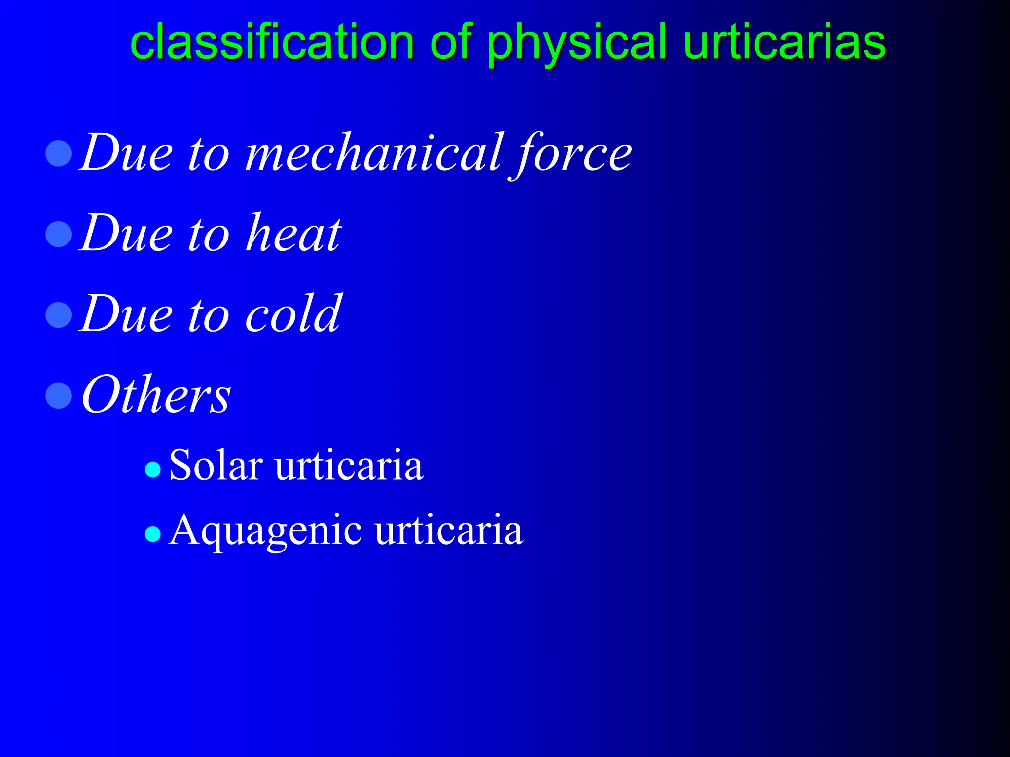urticaria.ppt Dermatology Skin conditions Allergy | PPT