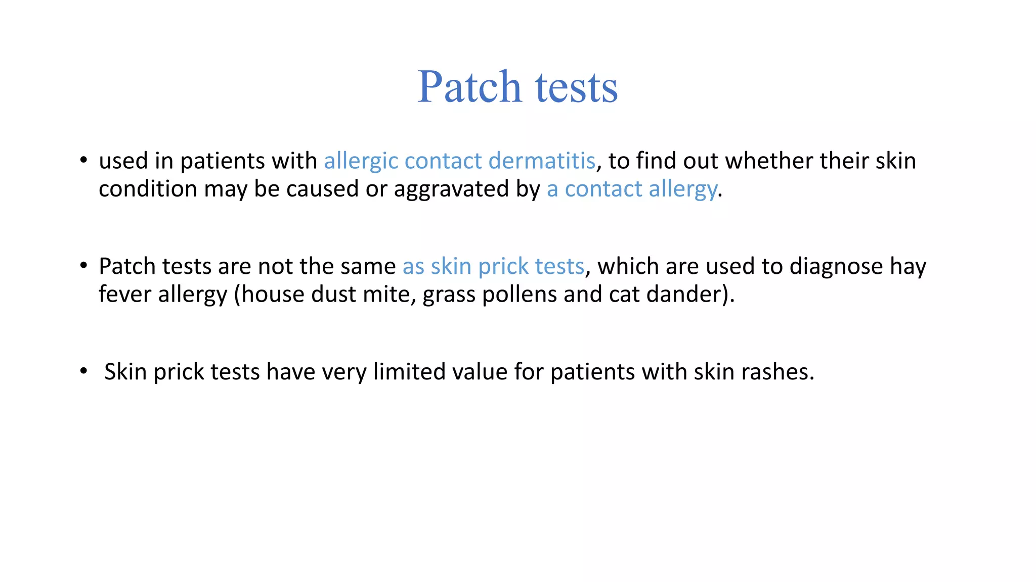 urticaria and skin allergy tests.pptx
