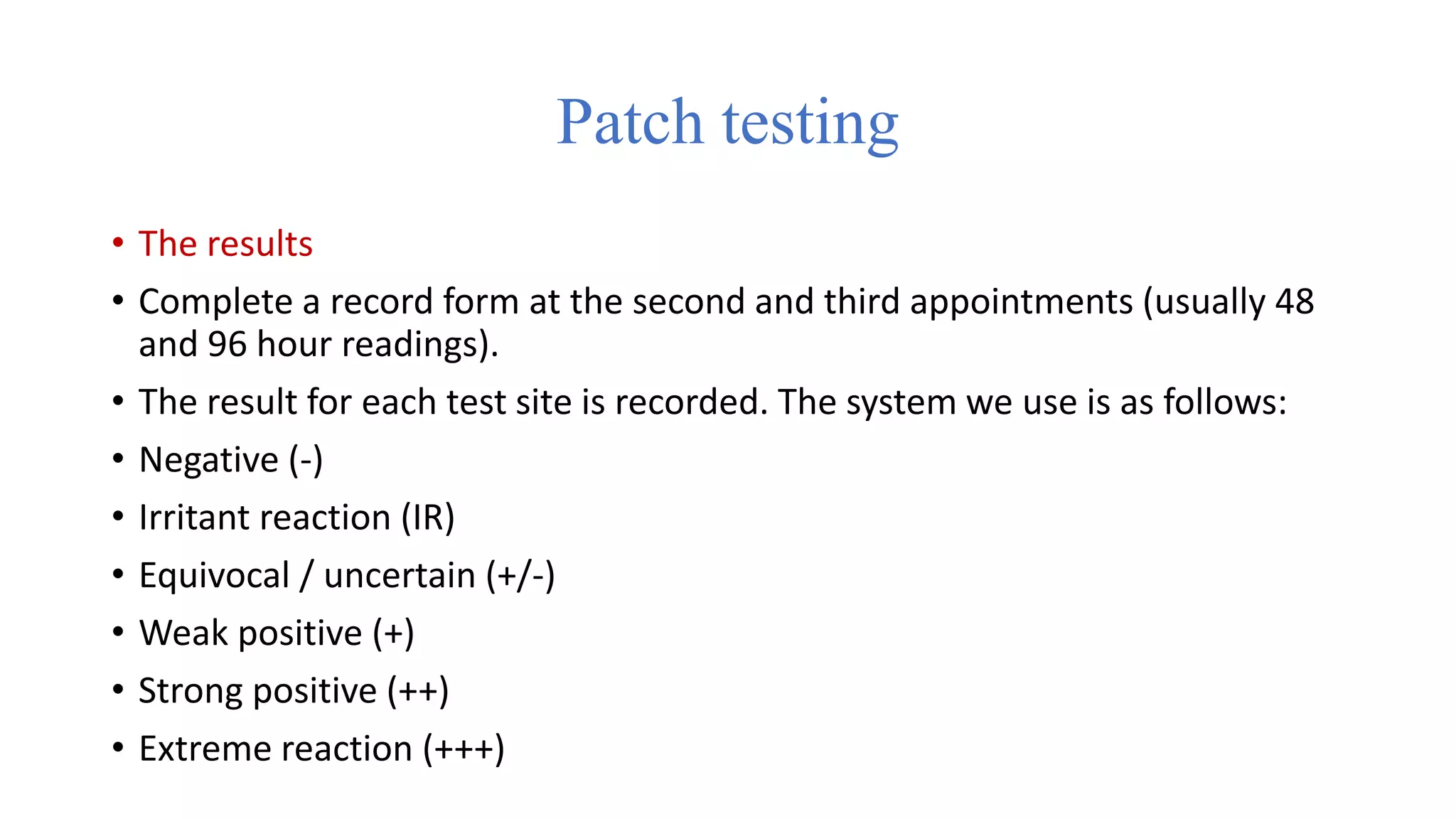 urticaria and skin allergy tests.pptx