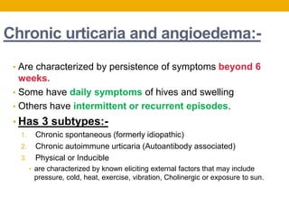 Urticaria, Angioedema, and Anaphylaxis.pptx