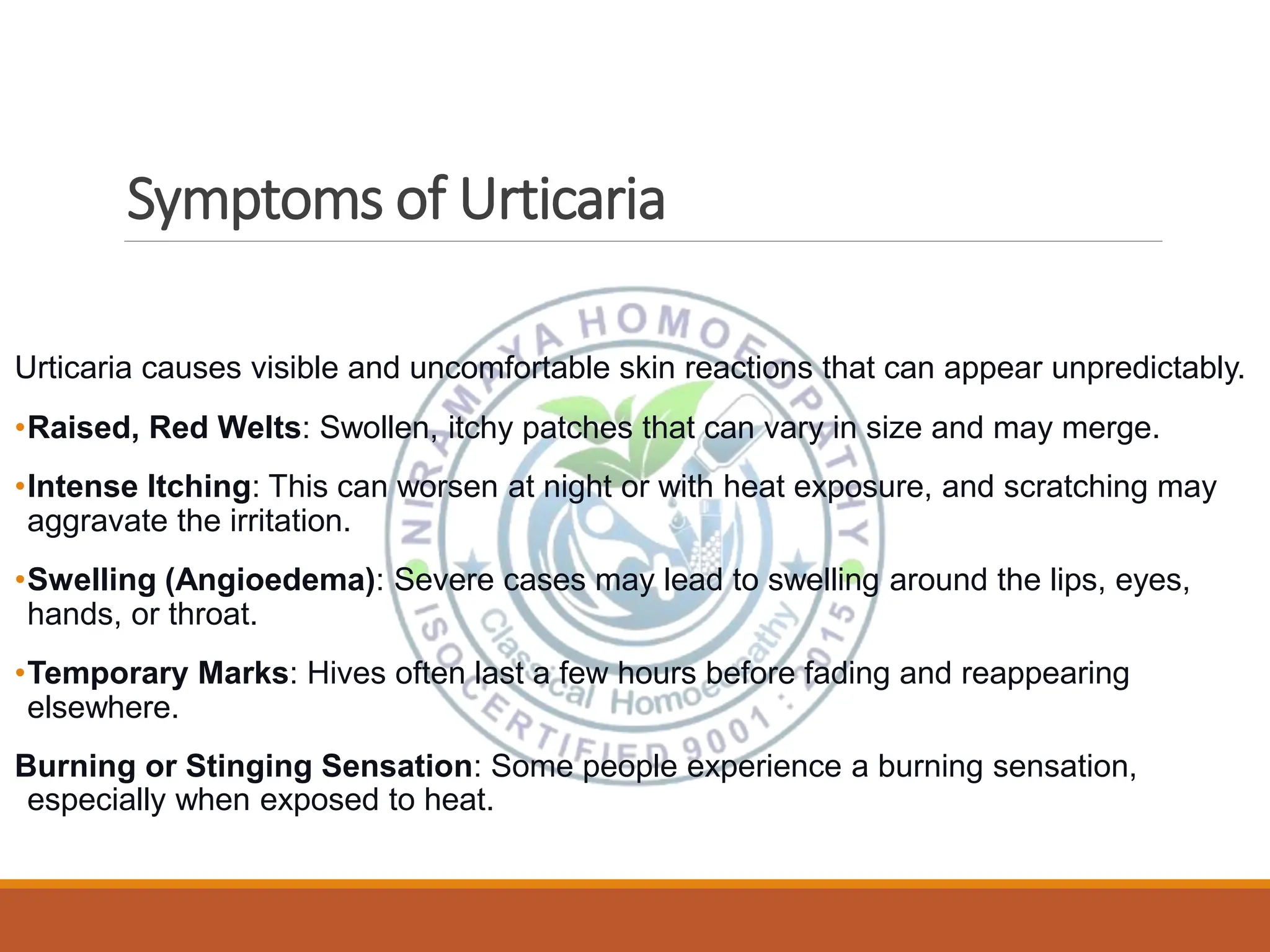 Urticaria_Hives_Causes, Symptoms & Homeopathic Treatment. | PDF