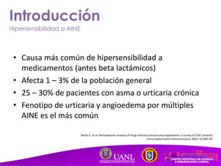 Urticaria por Aines | PDF