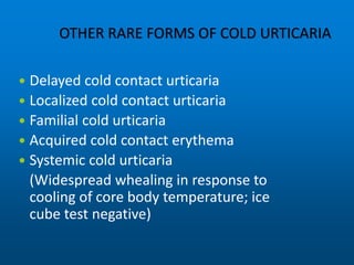 urticaria skin disease dermatology ppt.pptx