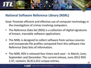 Digital Forensics by William C. Barker (NIST) | PPTX