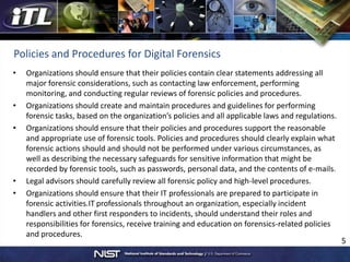 Digital Forensics by William C. Barker (NIST) | PPTX