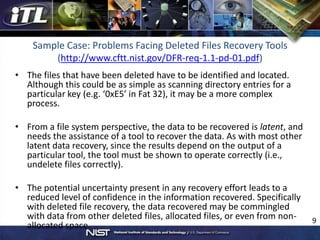 Digital Forensics by William C. Barker (NIST) | PPTX