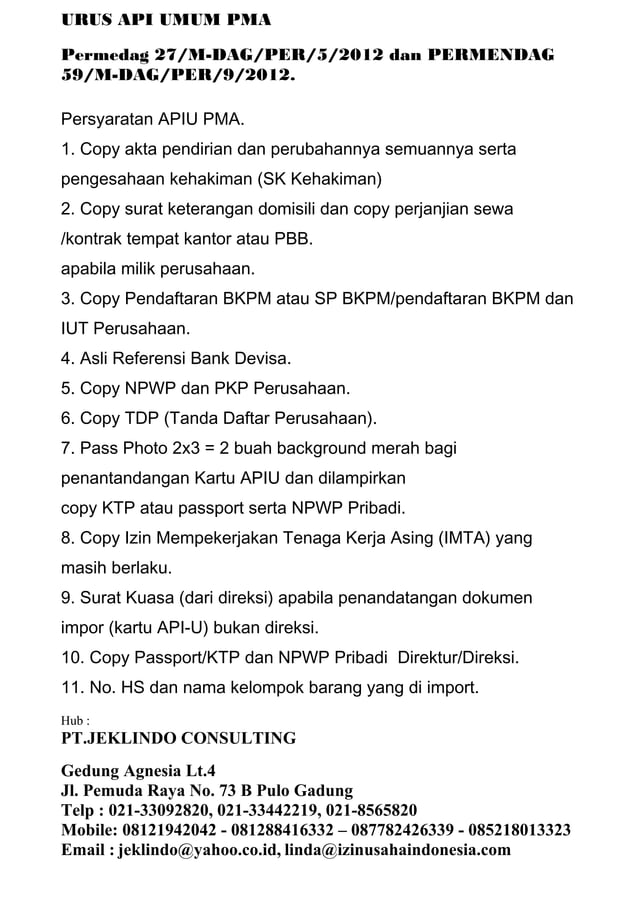 Urus api umum pma | DOC