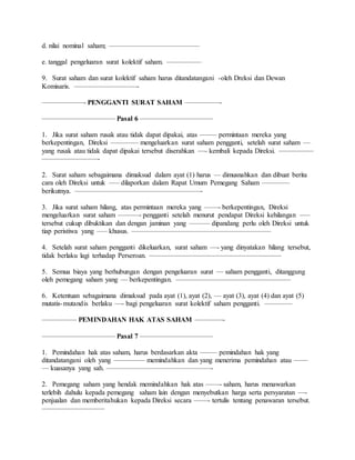 Contoh Akte Pendirian PT, Bantu Urus Pendirian PT dan Izin Usaha ...