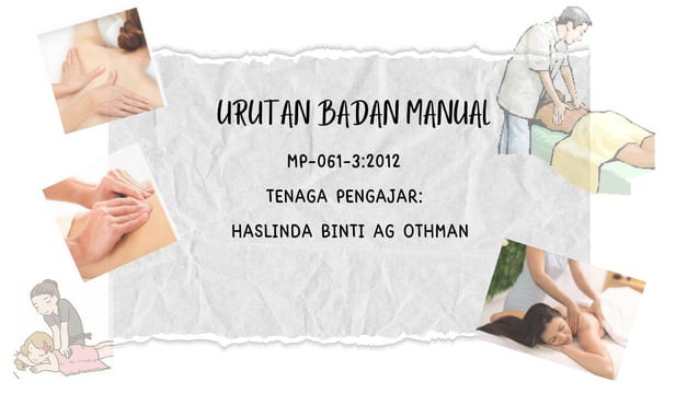 Prosidur urutan badan spa therapy slide level 3 C03 | PDF