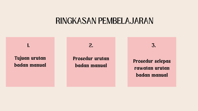 Prosidur urutan badan spa therapy slide level 3 C03 | PDF