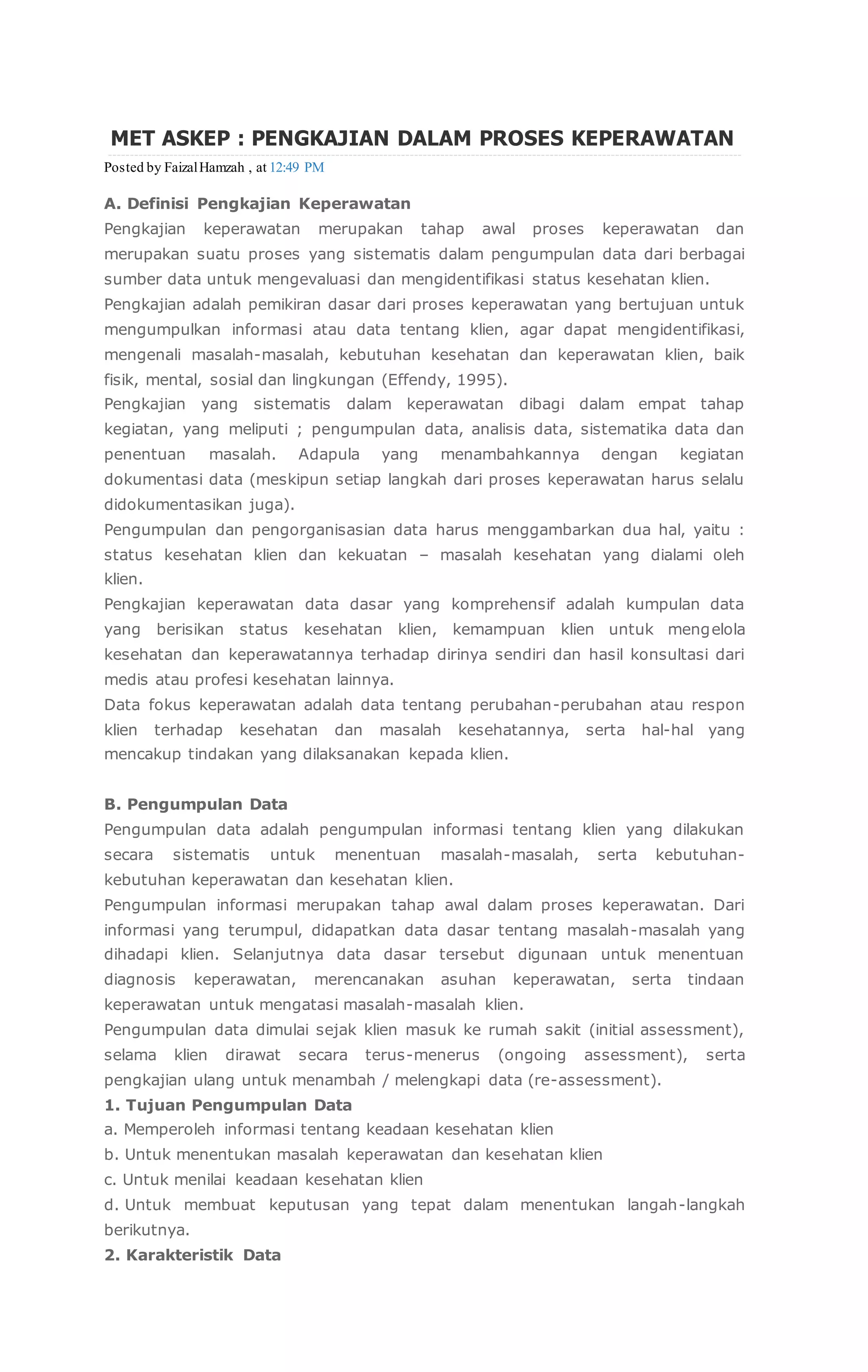 Urutan penulisan laporan pendahuluan | DOCX