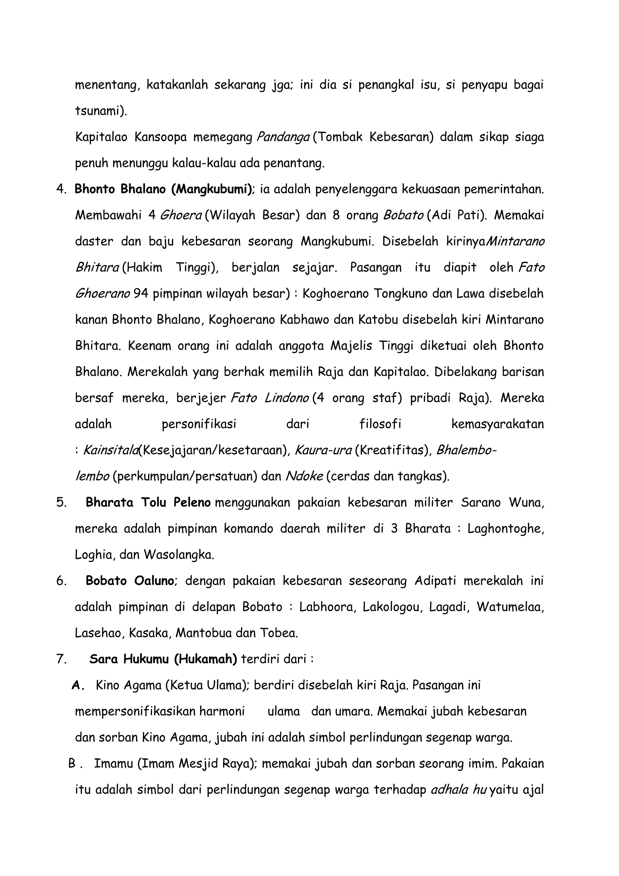 Urutan sarano wuna | DOCX